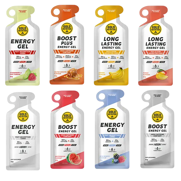GoldNutrition Energy Gel Sample Pack with 16 Energy Gels - Energy Gels ...