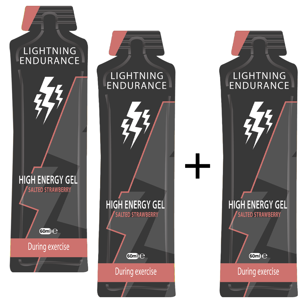 Lightning Endurance High Energy Gel - 60 ml - 9 + 1 free - Energy Gels ...