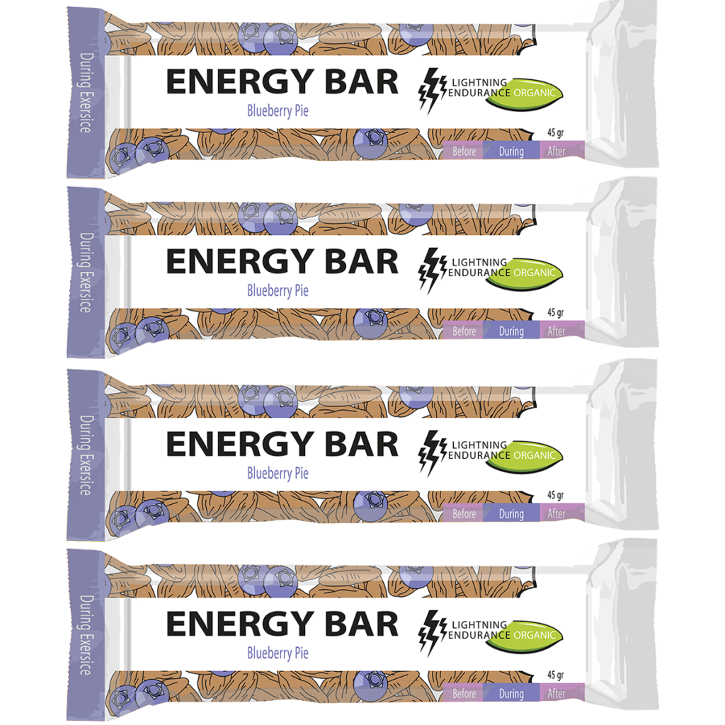 Lightning Energy Bar - Blueberry Pie - 15 x 45g - Energy Bars - Sports ...