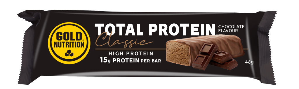 GoldNutrition Total Protein Bar - 1 x 46g - Recovery Bars - Sports ...