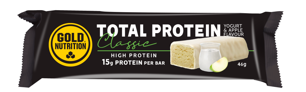 GoldNutrition Total Protein Bar - 1 x 46g - Recovery Bars - Sports ...